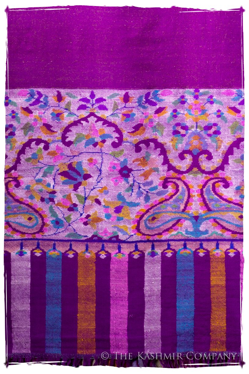 Stained Glass Luxe - Kani Grand Handloom Pashmina Shawl — Seasons by ...