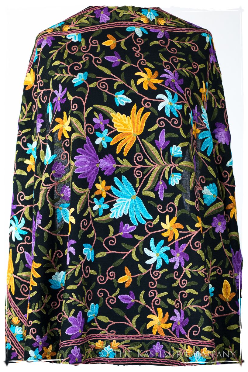 Jardin de Adélaïde Notre Dame Shawl — Seasons by The Kashmir Company