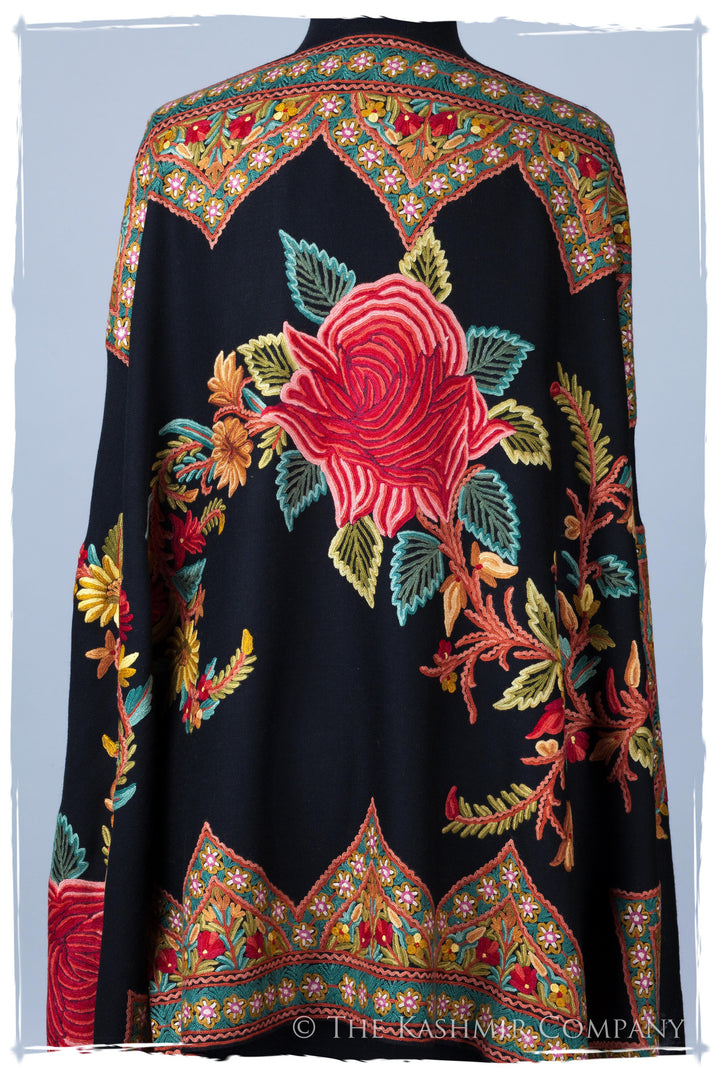Frontière Rose Provence Shawl — Seasons by The Kashmir Company